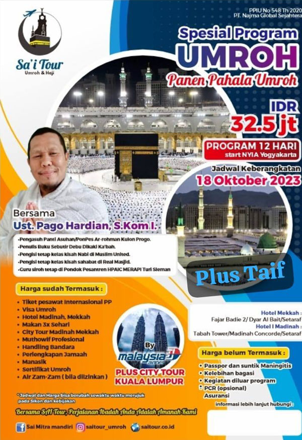Sai Tour Memandu Anda Menuju Umroh dan Haji yang Berkah
